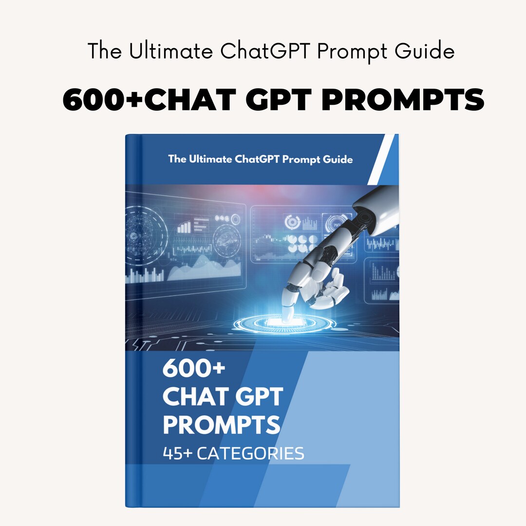 600 Chat GPT Prompts, PLR Chatgpt Guide, Etsy Best Seller Ideas List ...