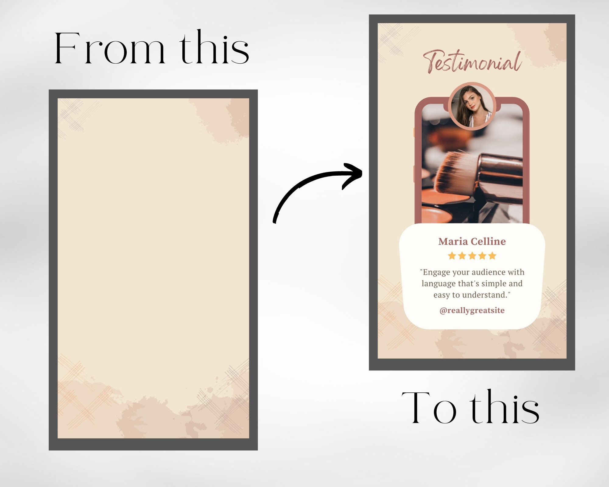 20 Watercolor Boho Instagram Story Templates Minimalist Story - Etsy