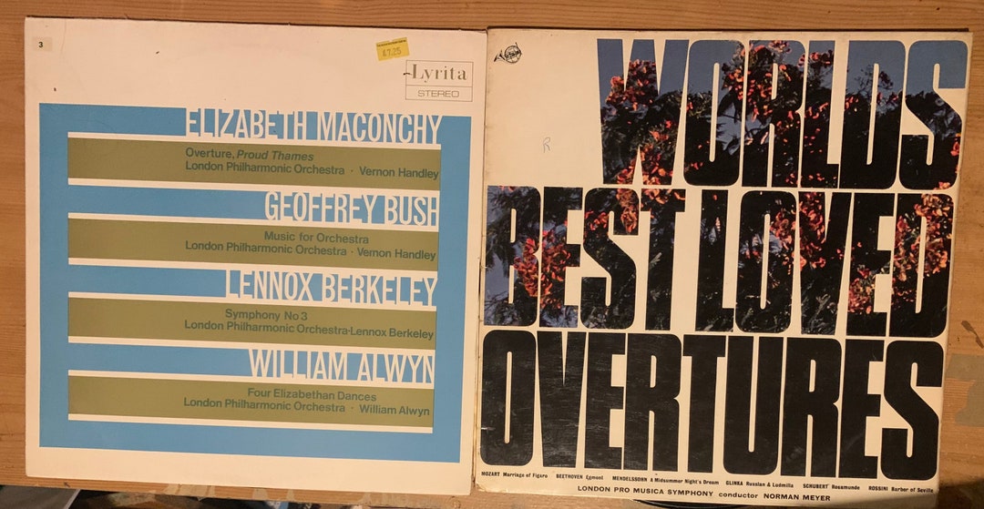 Worlds Best Loved Overtures- Elizabeth Maconchy - Geoffrey Bush - Etsy