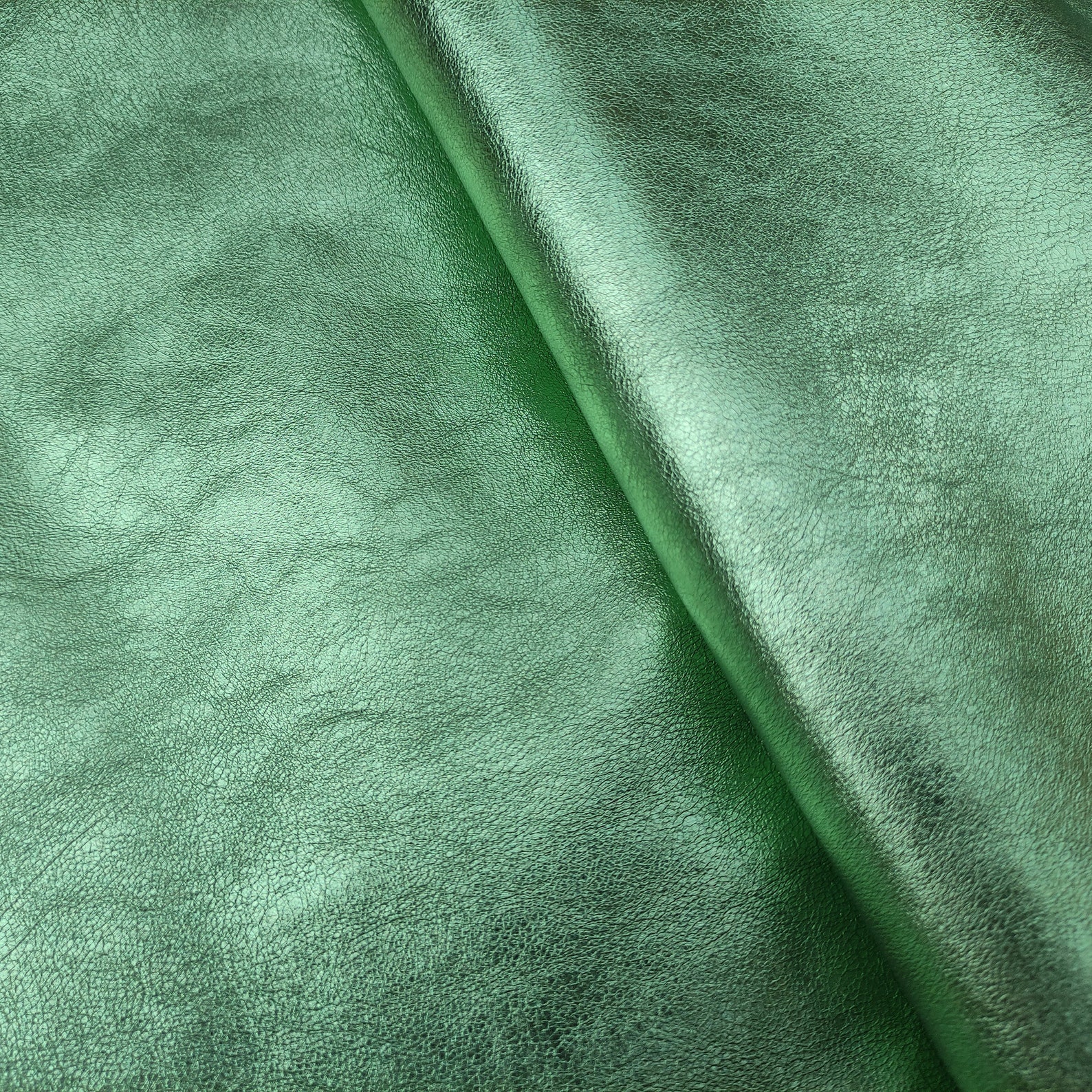 Turquoise Blue Soft Sheep Leather for Crafts, Metallic Lamb Fabric ...