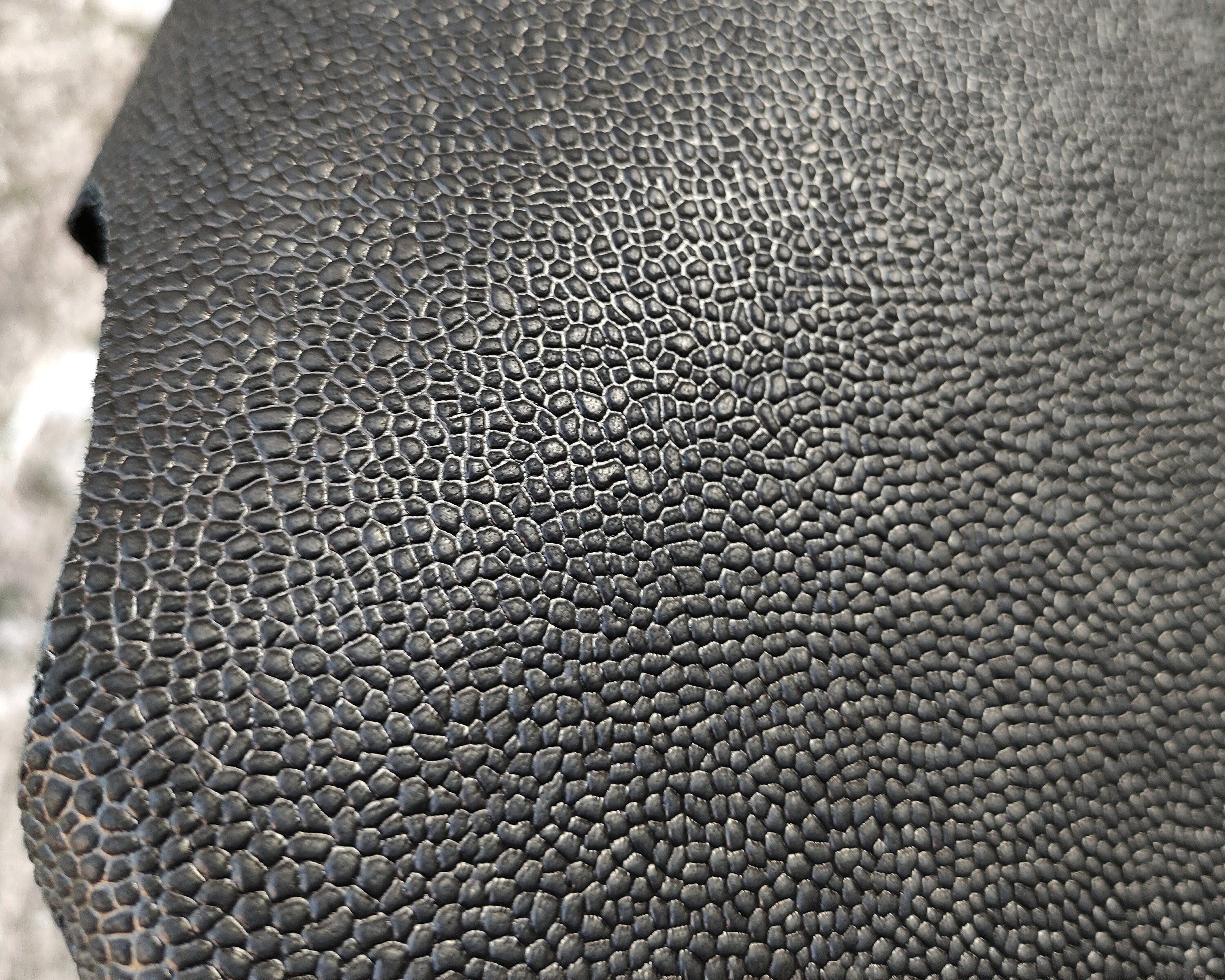 Hard Embossed Black Kangaroo Hide Textured Leather for Bags - Etsy