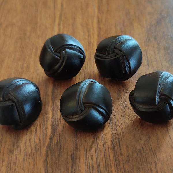 Leather Football Buttons - Etsy