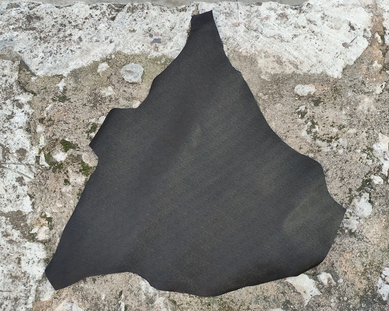 Hard Embossed Black Kangaroo Hide Textured Leather for Bags - Etsy