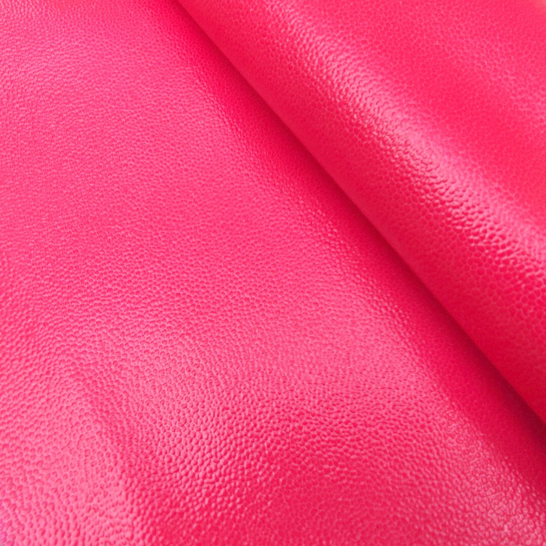 Neon Pink Embossed Genuine Kangaroo Sheets, Patent or Matte Italian ...