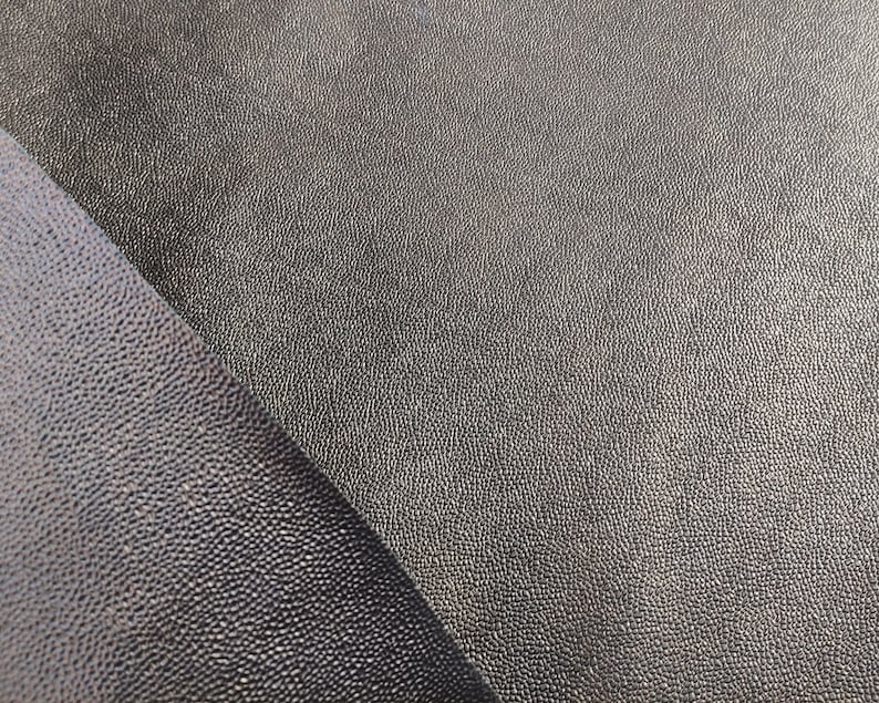 Hard Embossed Black Kangaroo Hide Textured Leather for Bags - Etsy