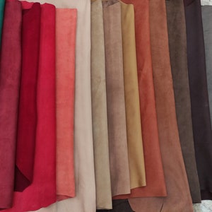 Dark Brown Soft Calfskin Leather, Whole Calf Nubuck Hide , Cow Leather ...