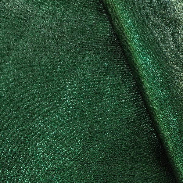 Dark Green Leather Fabric - Etsy