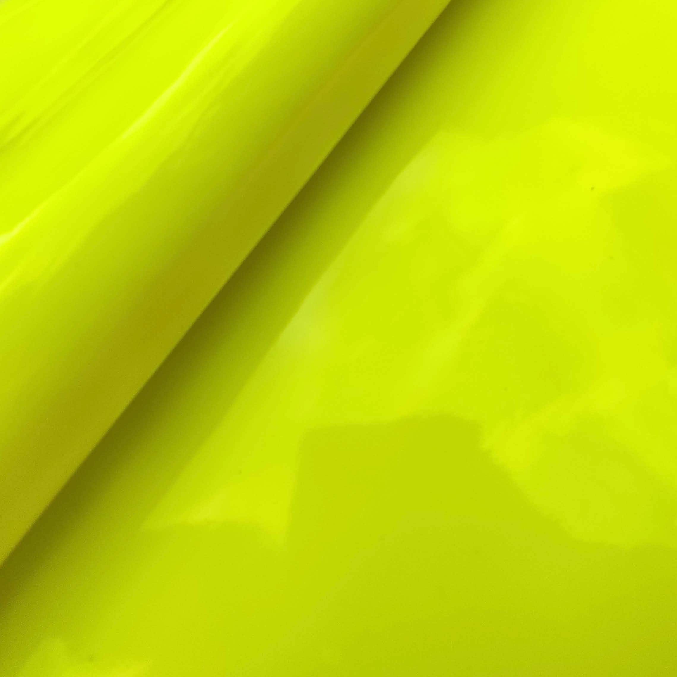 Neon Yellow Embossed Genuine Kangaroo Sheets, Patent or Matte Leather ...