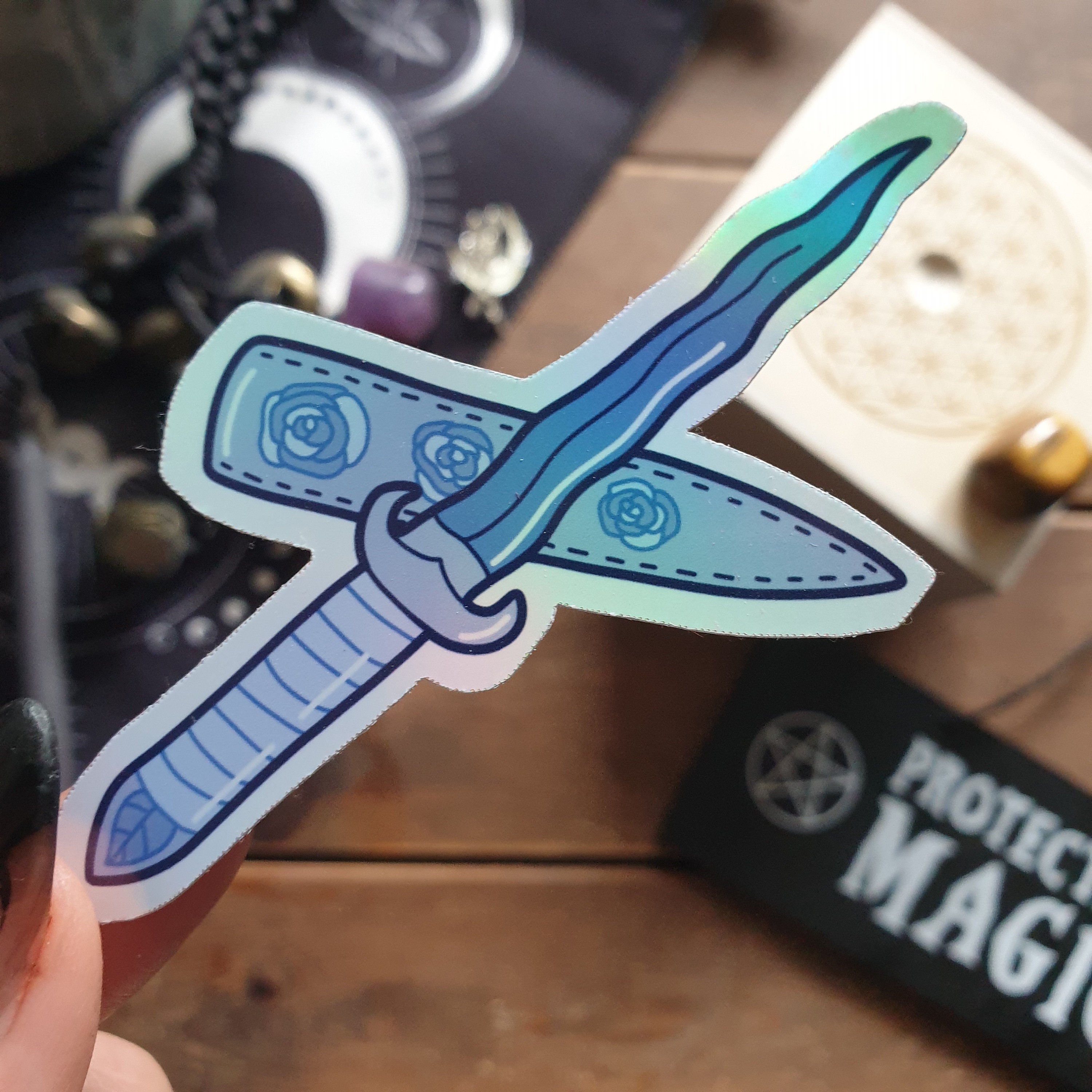 Witchy Holographic Altar Stickers Sticker Witch Cute Gothic Planchett ...