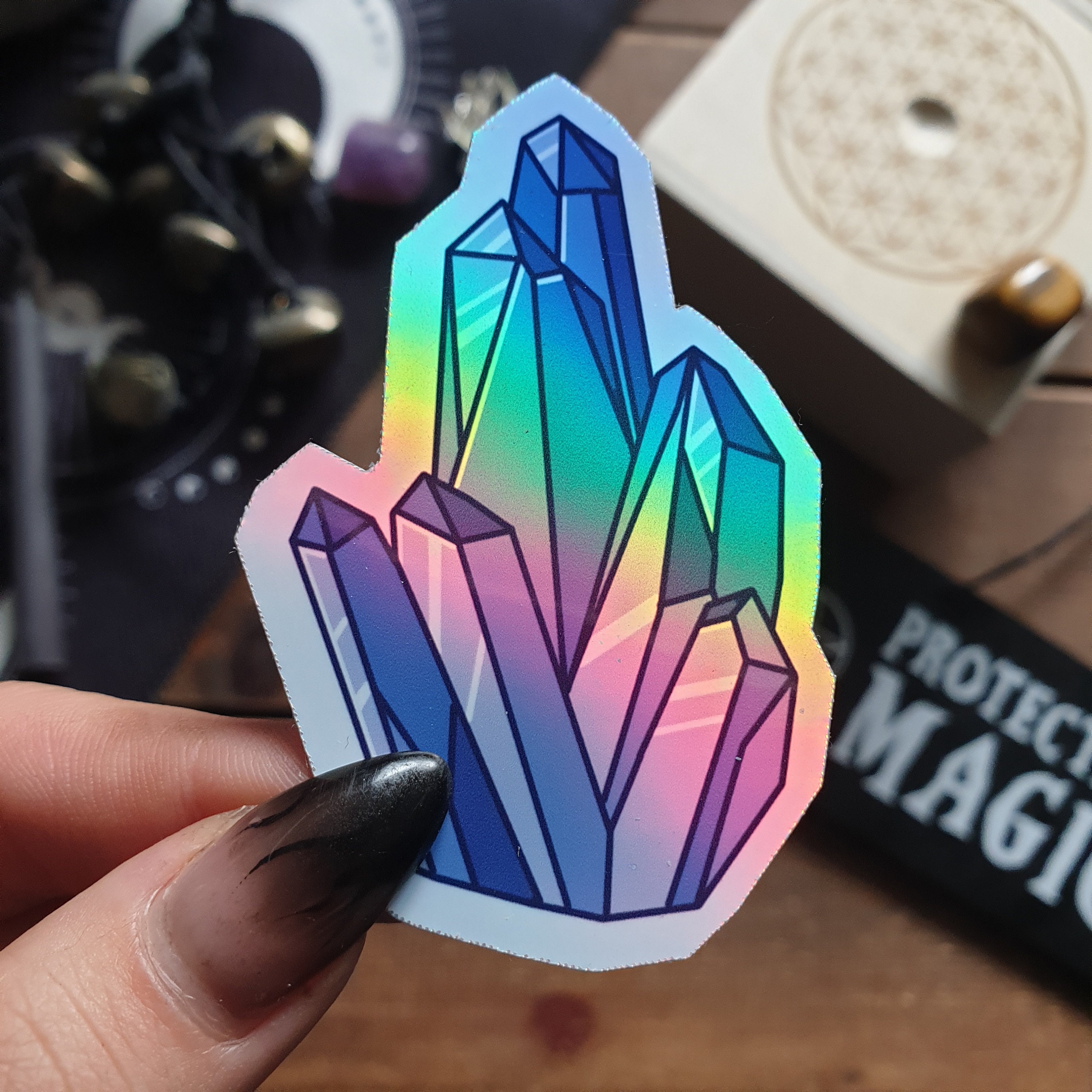Witchy Holographic Altar Stickers Sticker Witch Cute Gothic Planchett ...