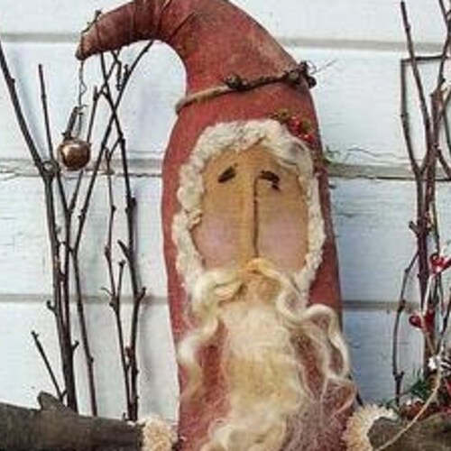 Primitive Santa - Etsy