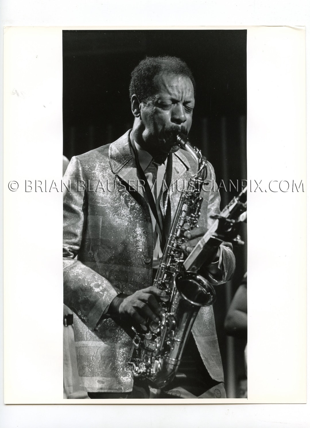 ORNETTE COLEMAN Photo 1987 Vintage 8x10 Silver Halide Gelatin Print ...