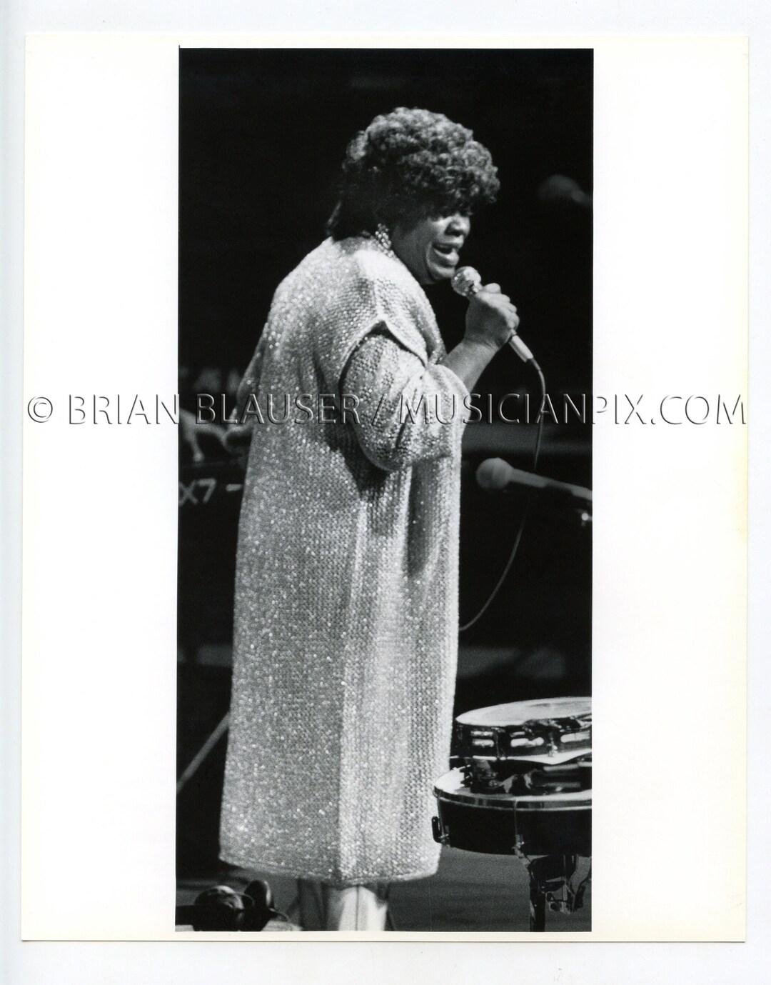 Koko Taylor Vintage Photo: 1995 Silver Gelatin Print, Mountain Stage ...