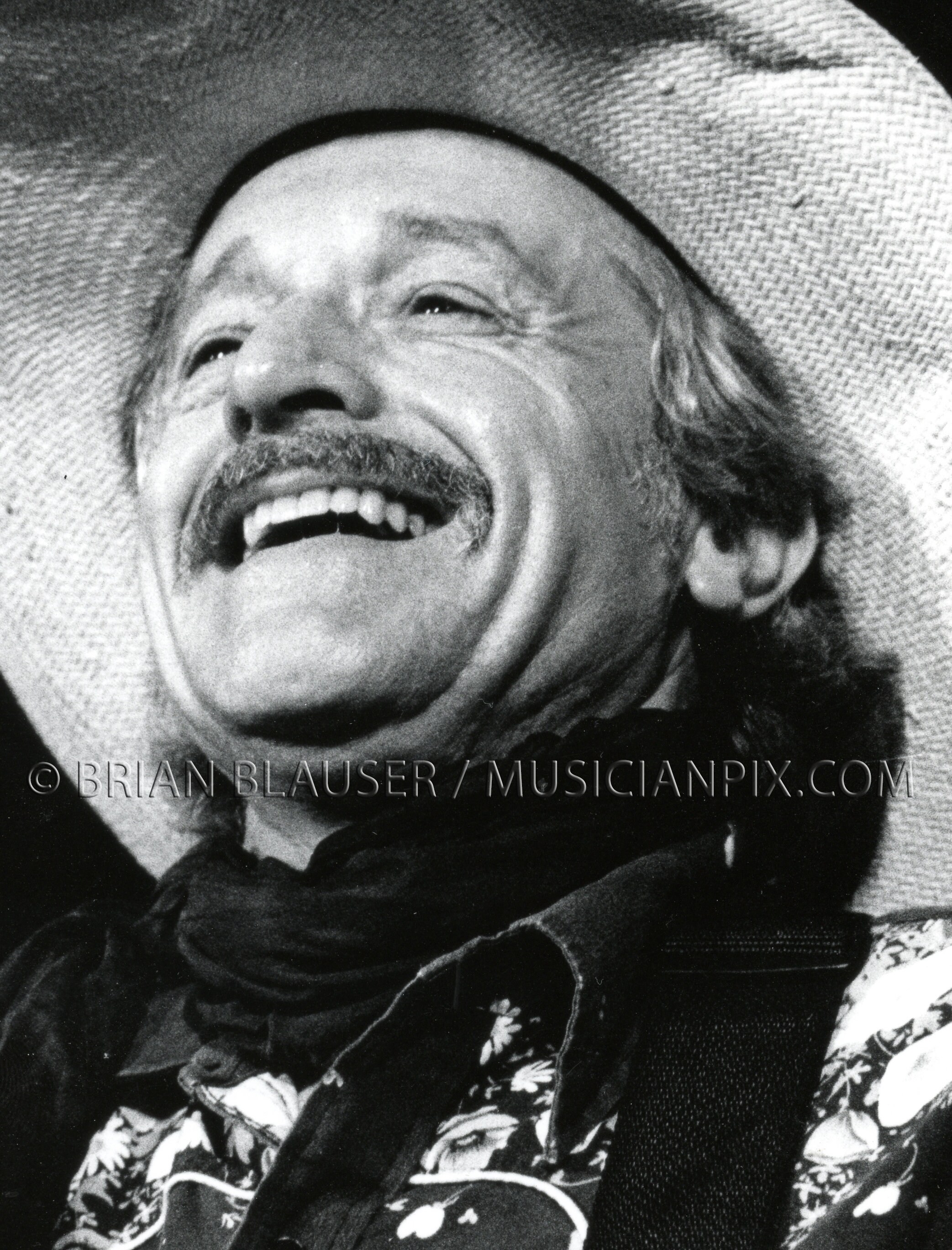 Ramblin Jack Elliott Vintage Photo: Silver Gelatin Print, 1989 Mountain ...