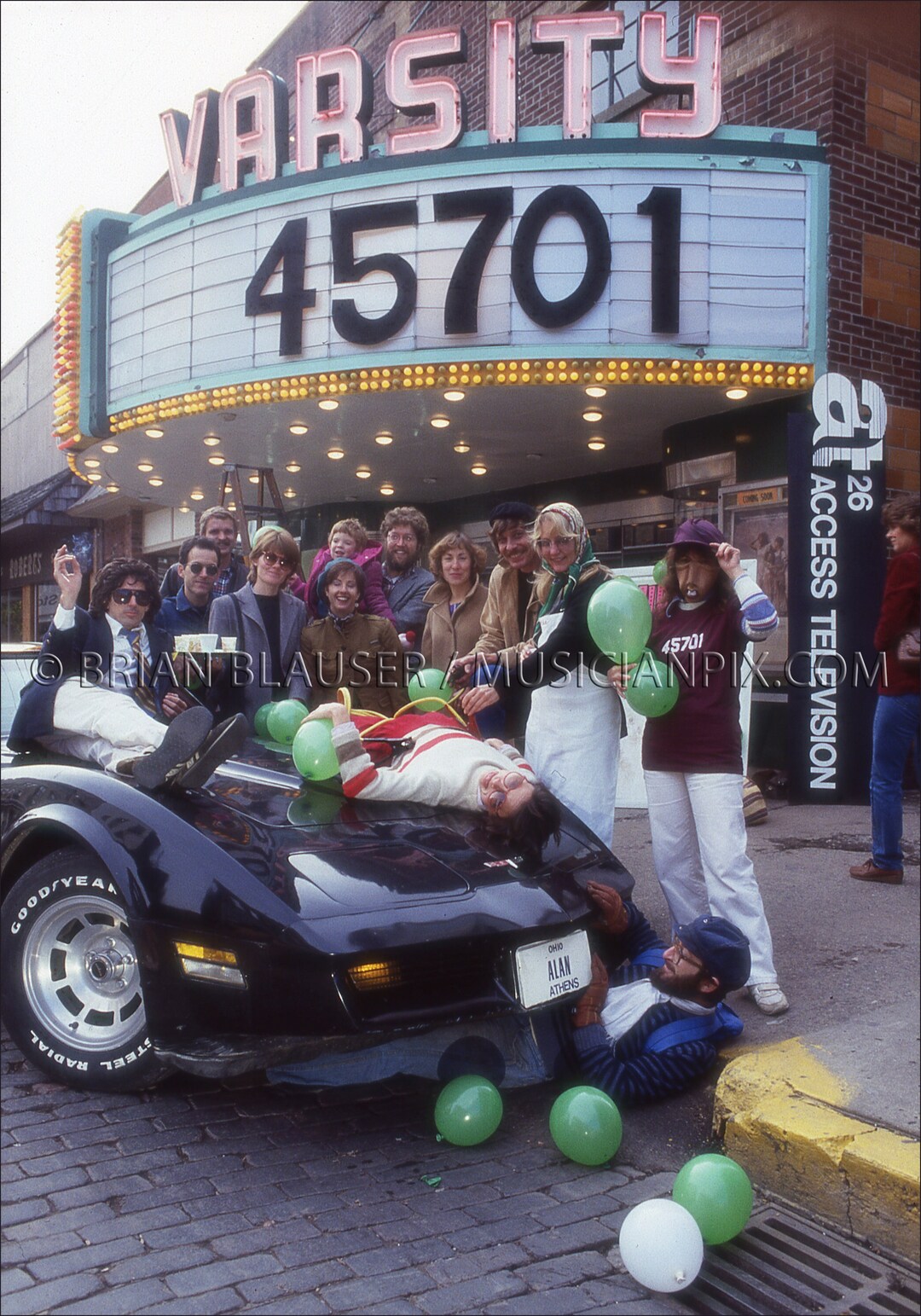Vintage Athens Photo 45701 Soap Opera Cast and Crew in Front of Varsity ...