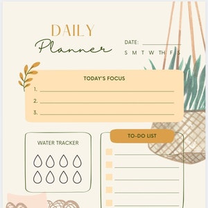 Printable Planner Packet| Boho Theme| Digital Prints| Organization ...