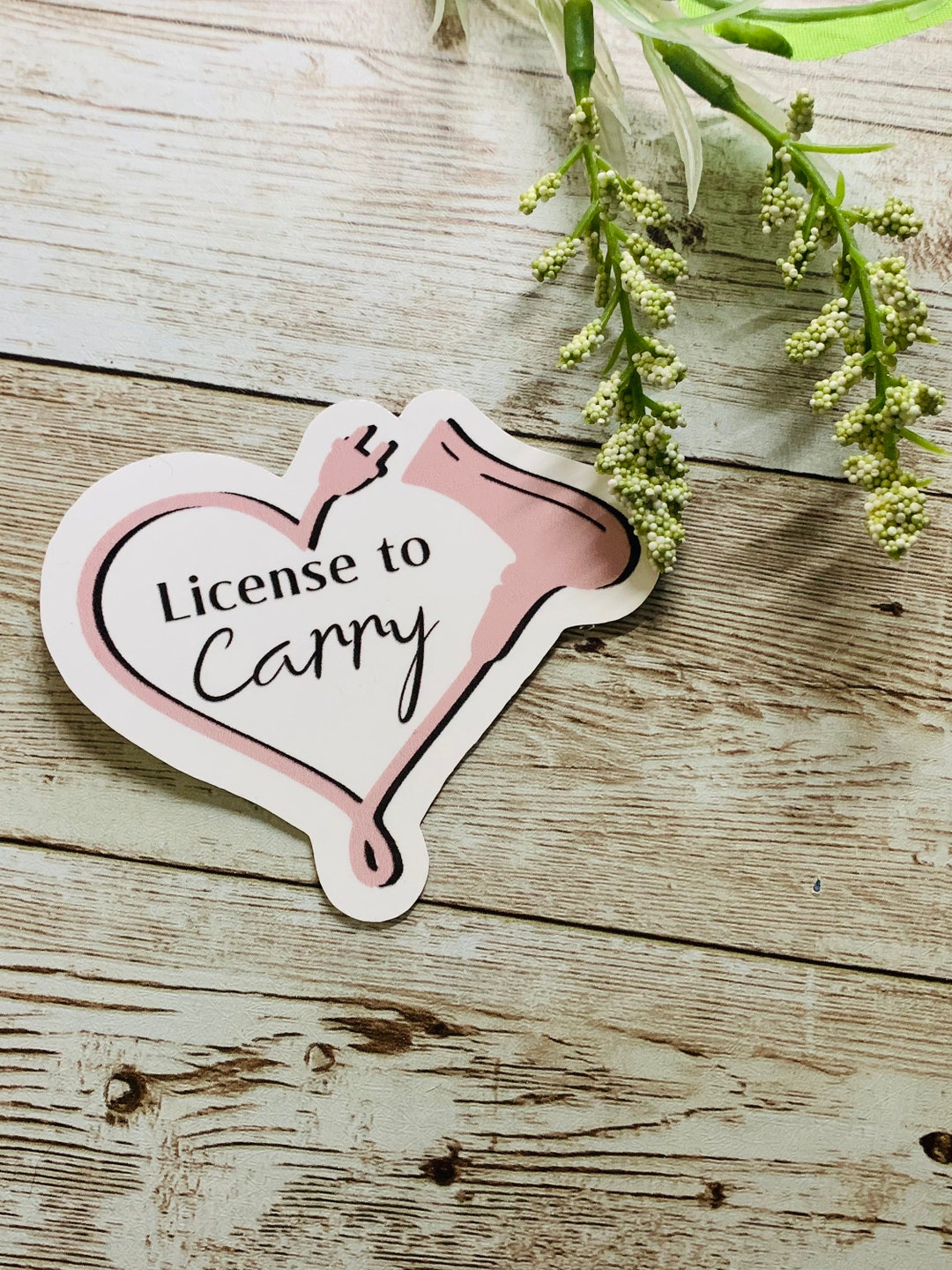 License to Carry Sticker| Hair Dresser Sticker| Cosmetology Stickers ...