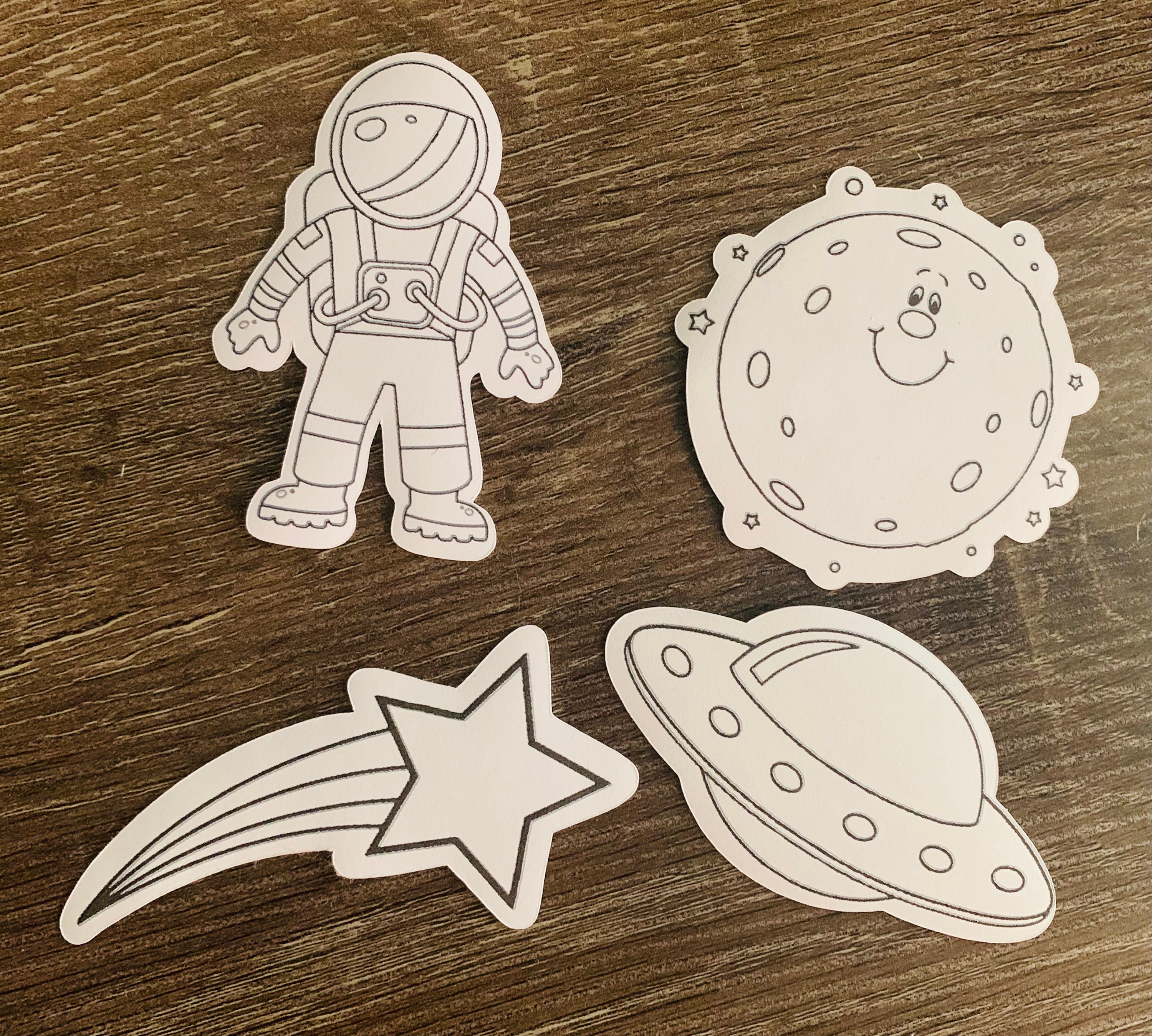 Color Your Own Stickers| Kid Art| Journal Stickers, Water Bottle ...