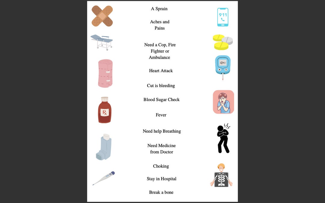 First Aid Matching Game| Teaching First Aid, Girl Scouts, Elementary ...