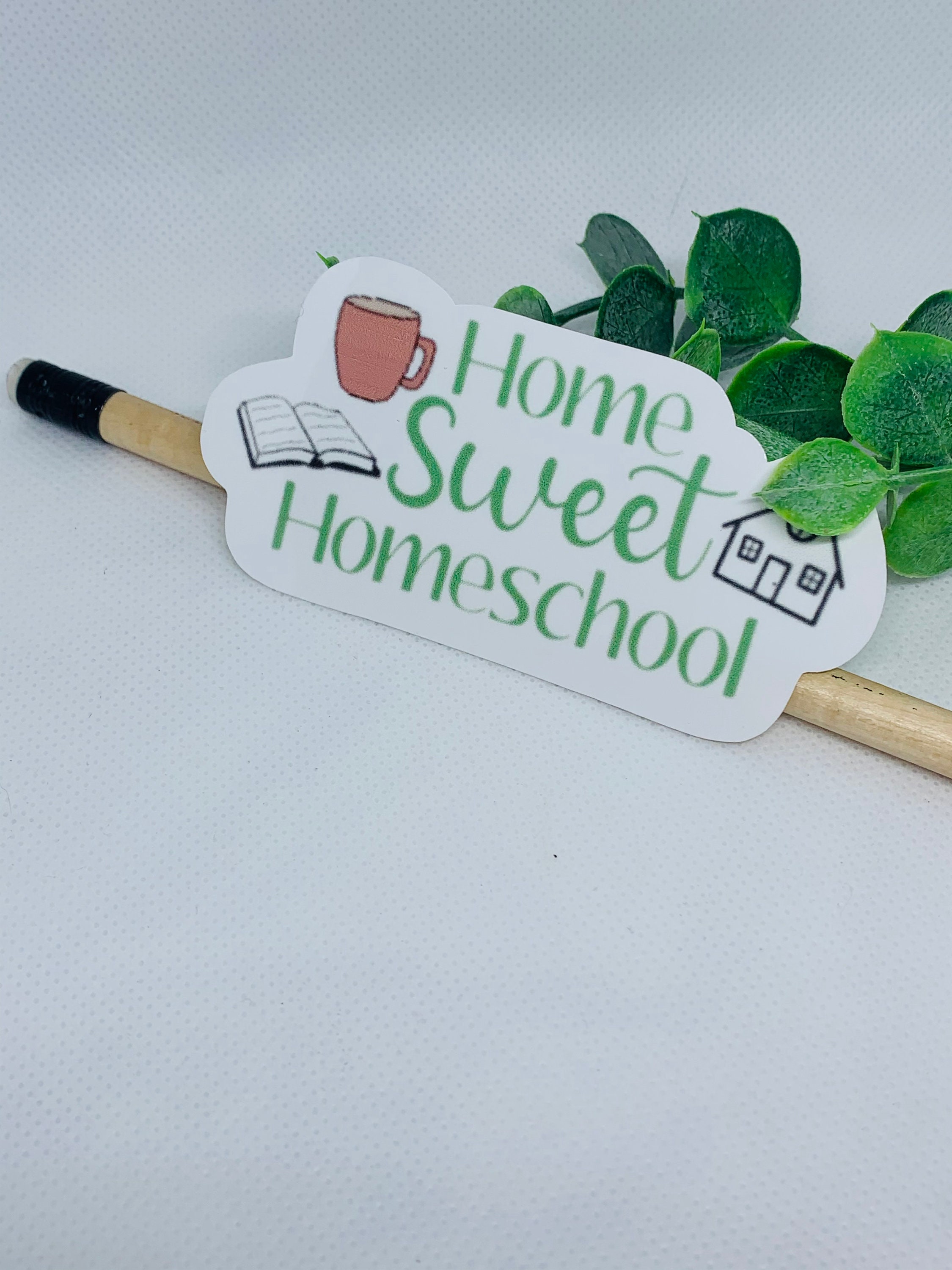 Homeschool Sticker Waterproof Journal stickers Water bottle | Etsy