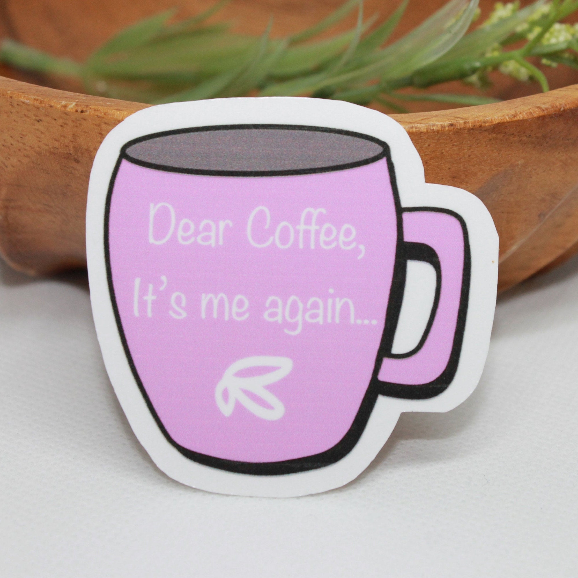 Coffee Mug Sticker Coffee Decorations Travel Mug Journal | Etsy