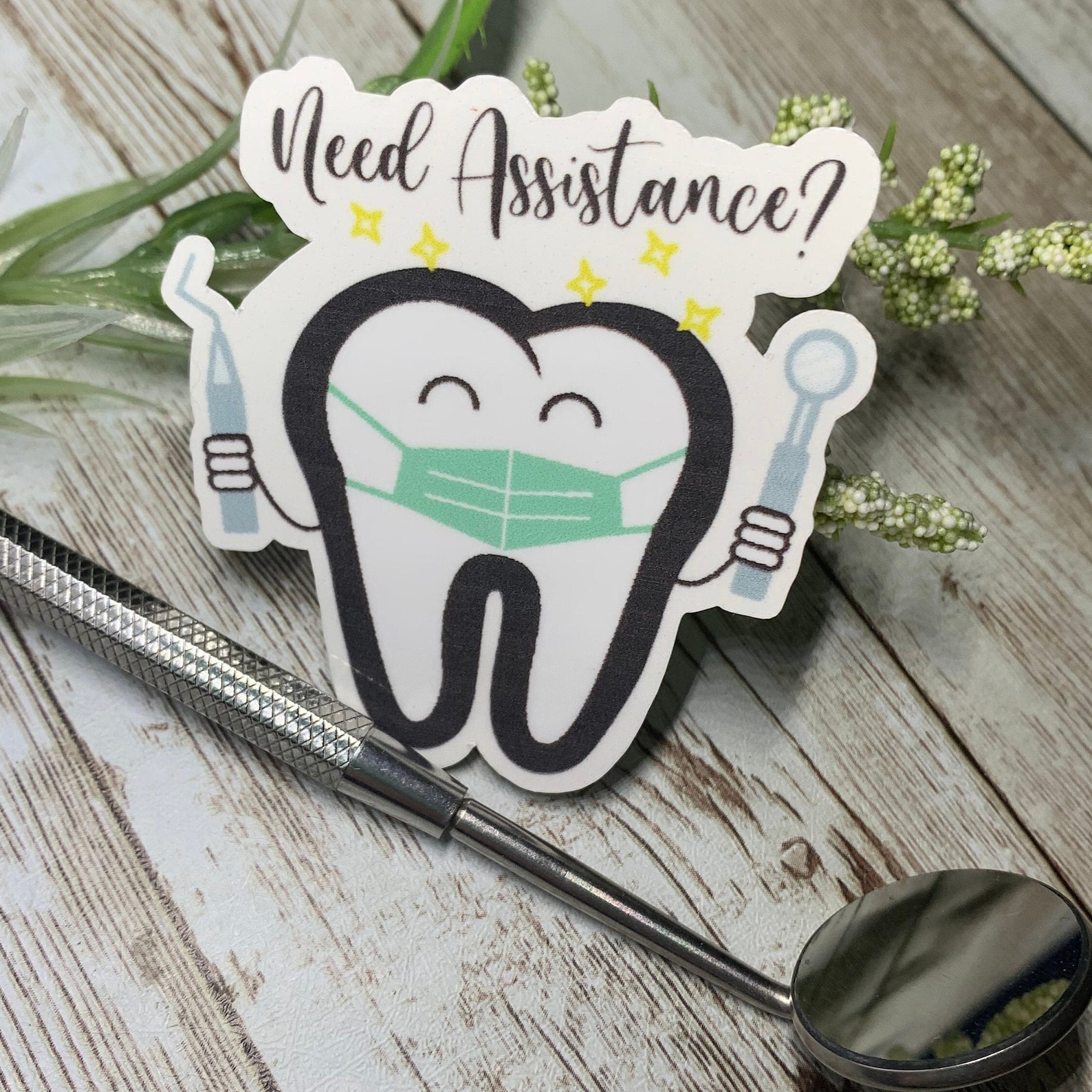 Assisting Dental Sticker Journals Water Bottles Stickers - Etsy