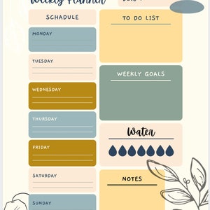 Printable Ultimate Planner Packet| Relax Theme| Digital Prints ...