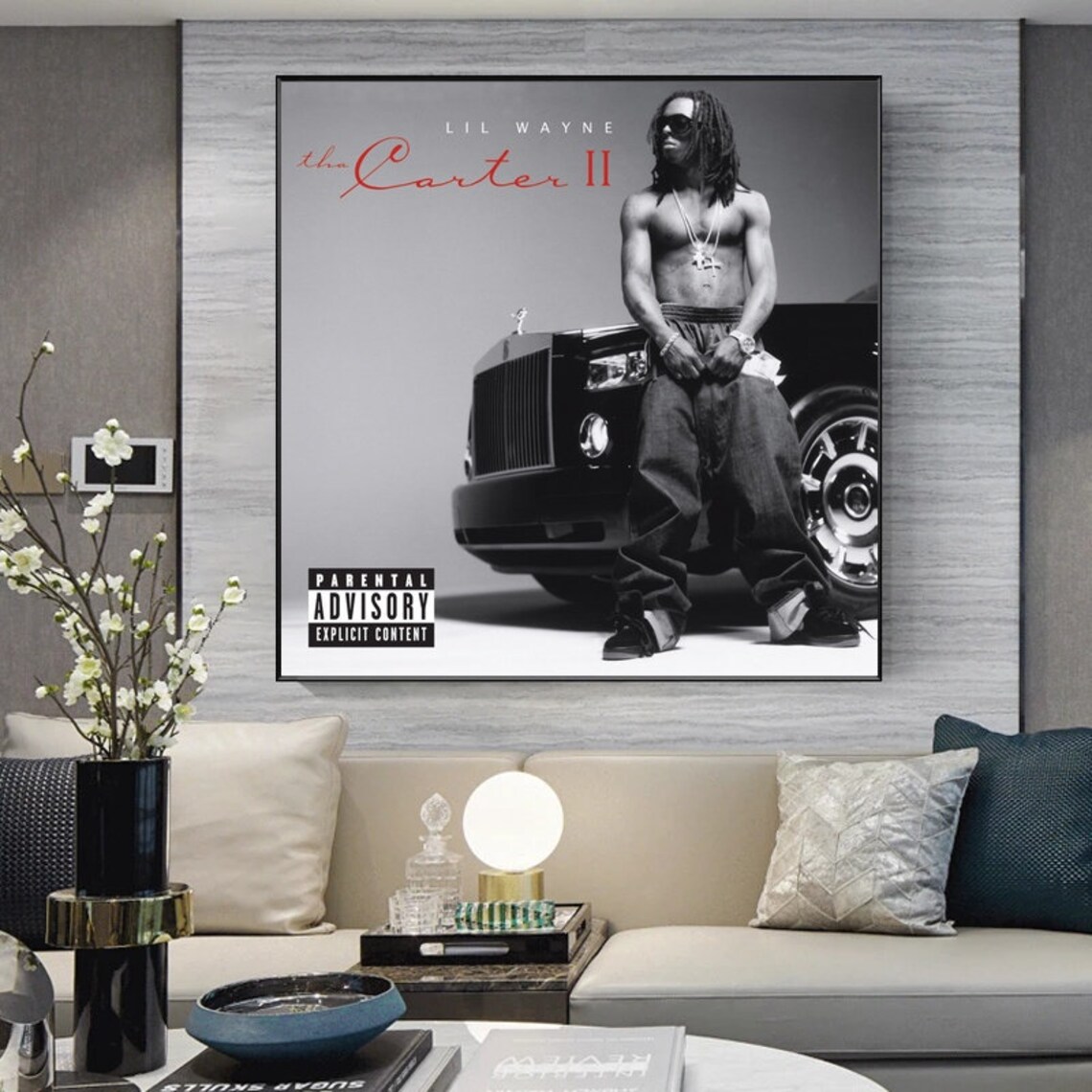 Lil Wayne Tha Carter II music album room wall decoration | Etsy