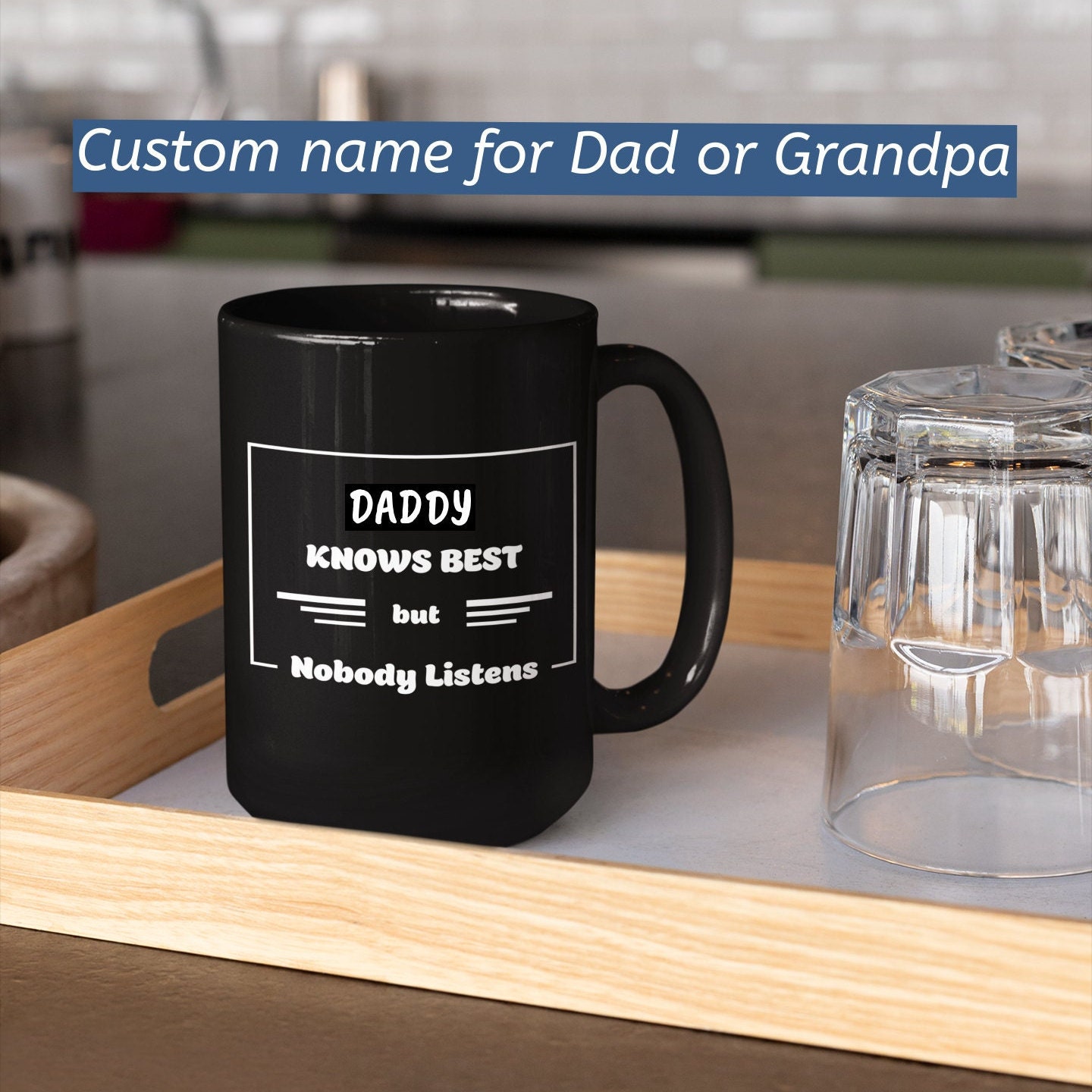 Personalized Dad Mug Custom Grandpa Gift Personalized Name - Etsy