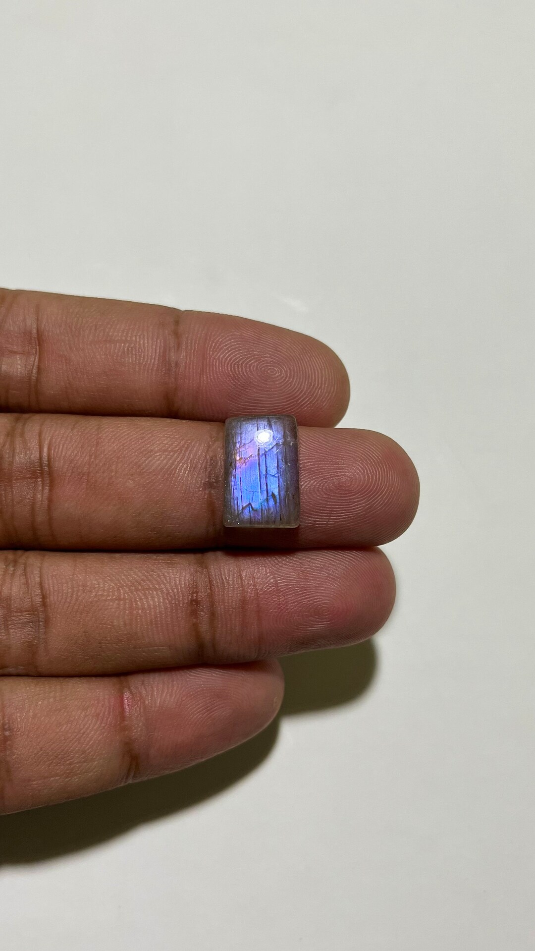 100%natural Spectrolite Top Blue Purple Flashy Fire Play Cushion ...