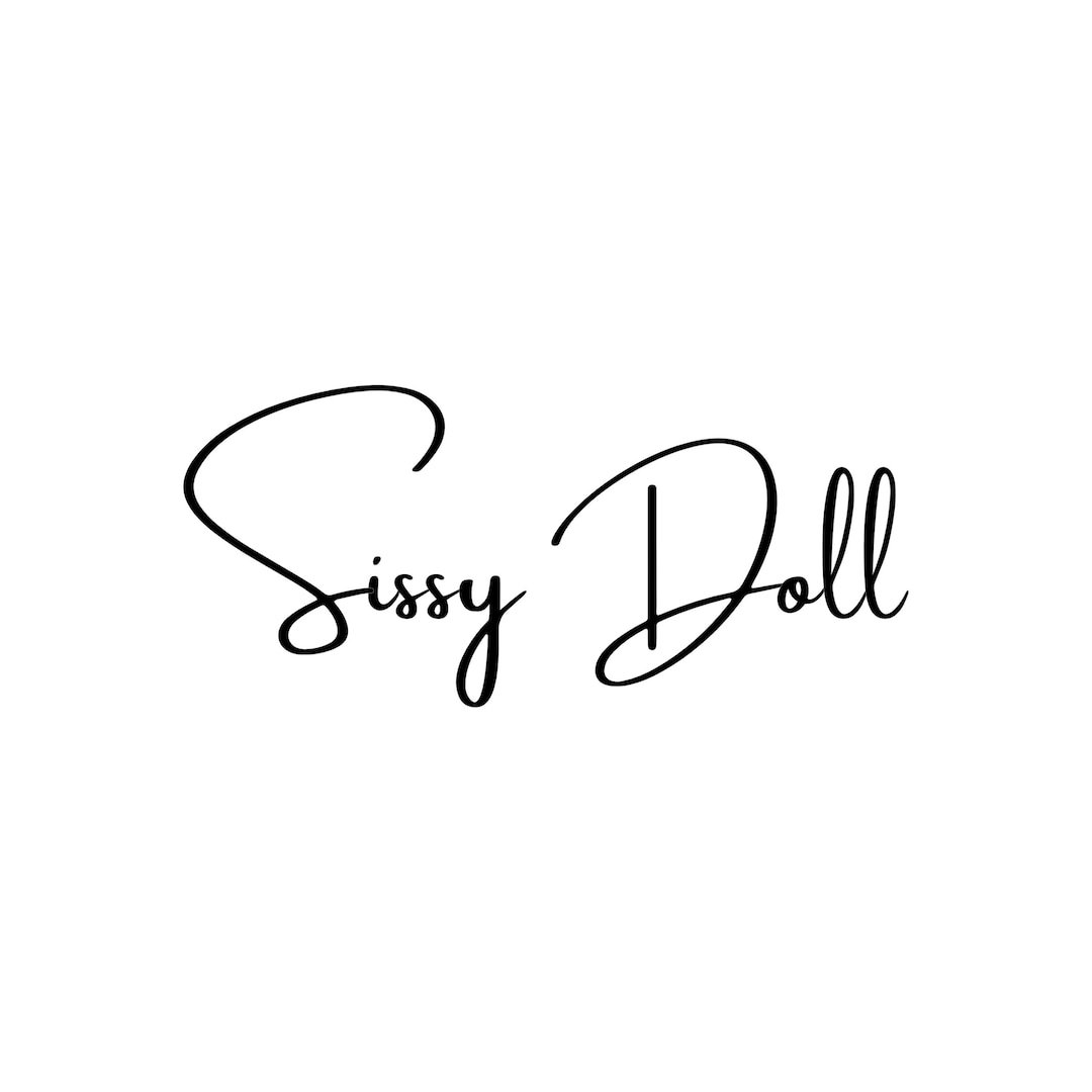 Sissy Doll Temporary Tattoo X 2 Sissy Tattoo Sissy Training Sissy