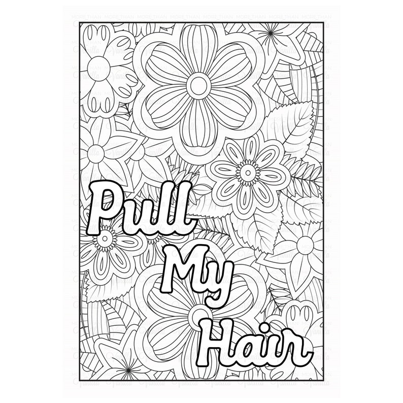 Pull My Hair - BDSM / Bondage Colouring Art for Adults - Adult ...