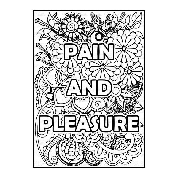 Bondage Pain Coloring - Etsy