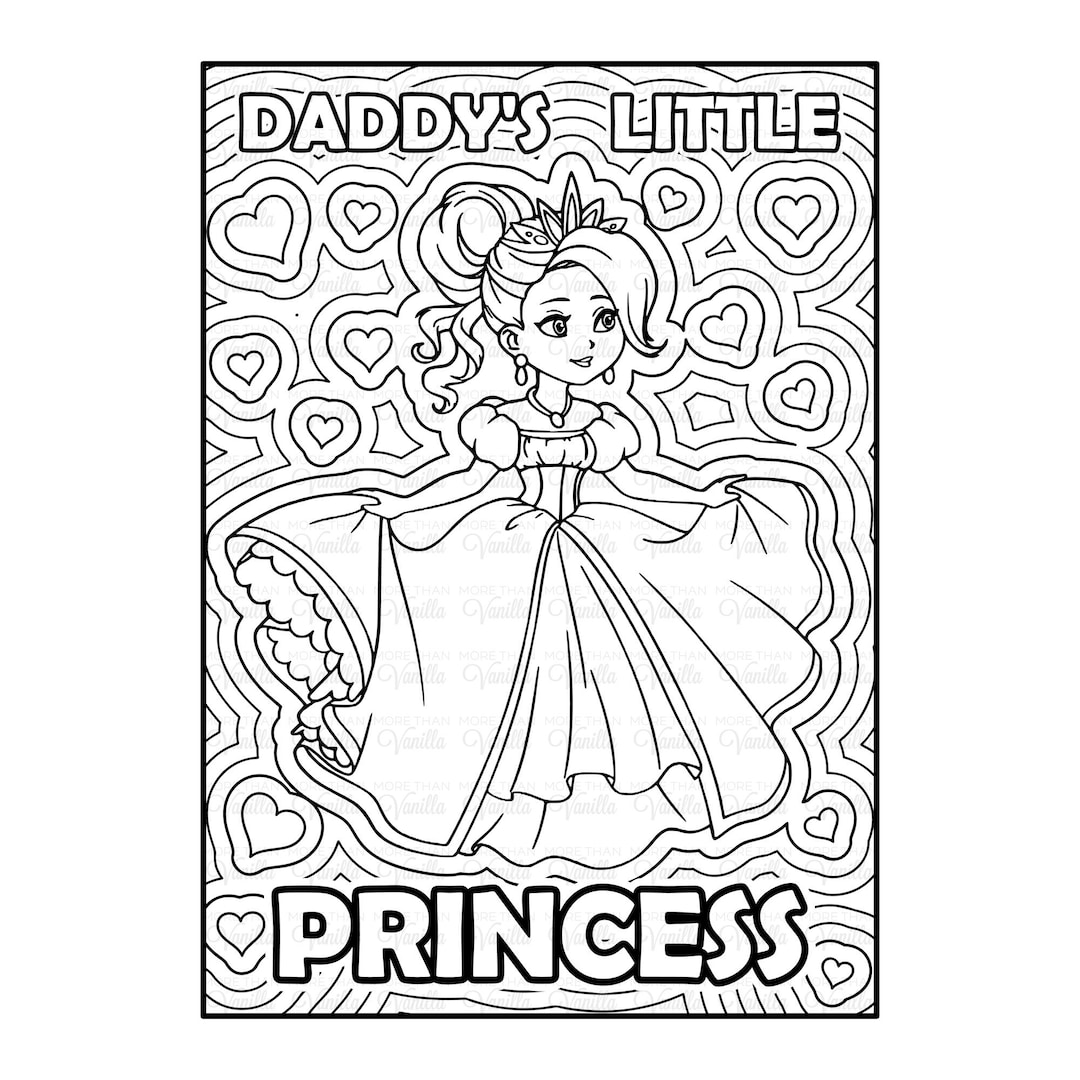 Daddy's Little Princess - Adult Daddy Dom Little Girl (DDLG) Colouring ...