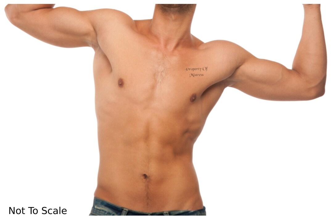 Property of Mistress Temporary Tattoo X 2 BDSM, Sub/domme/dom Tattoo ...