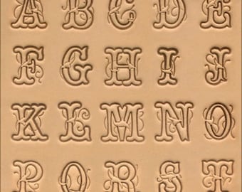 Leather Alphabet Stamp Set | Etsy