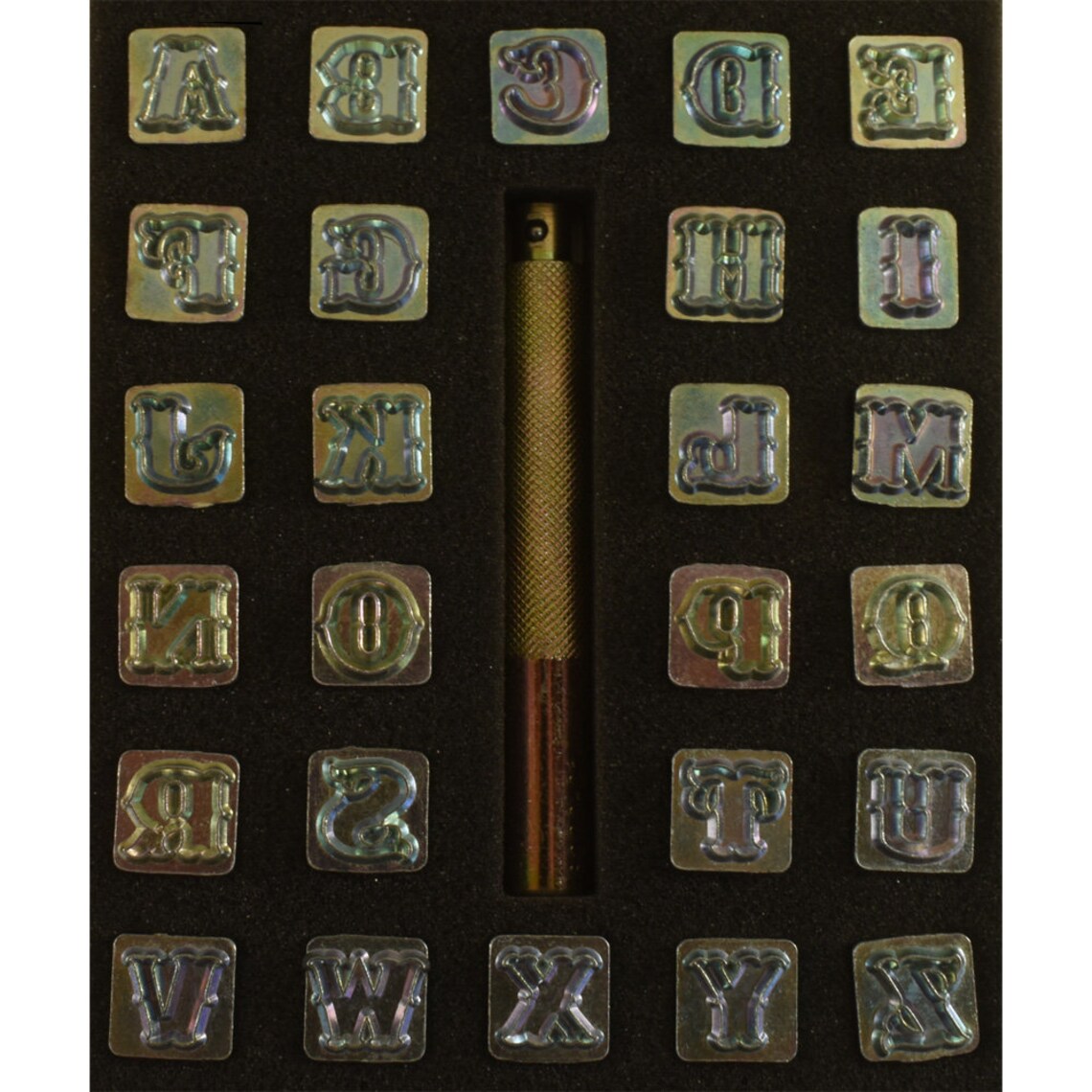 1/2 12.7mm Western Style Alphabet Leather Stamp Set - Etsy