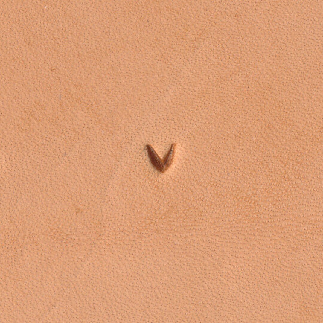 Mule Foot V Shape W/serrations U848 Leather Stamp - Etsy