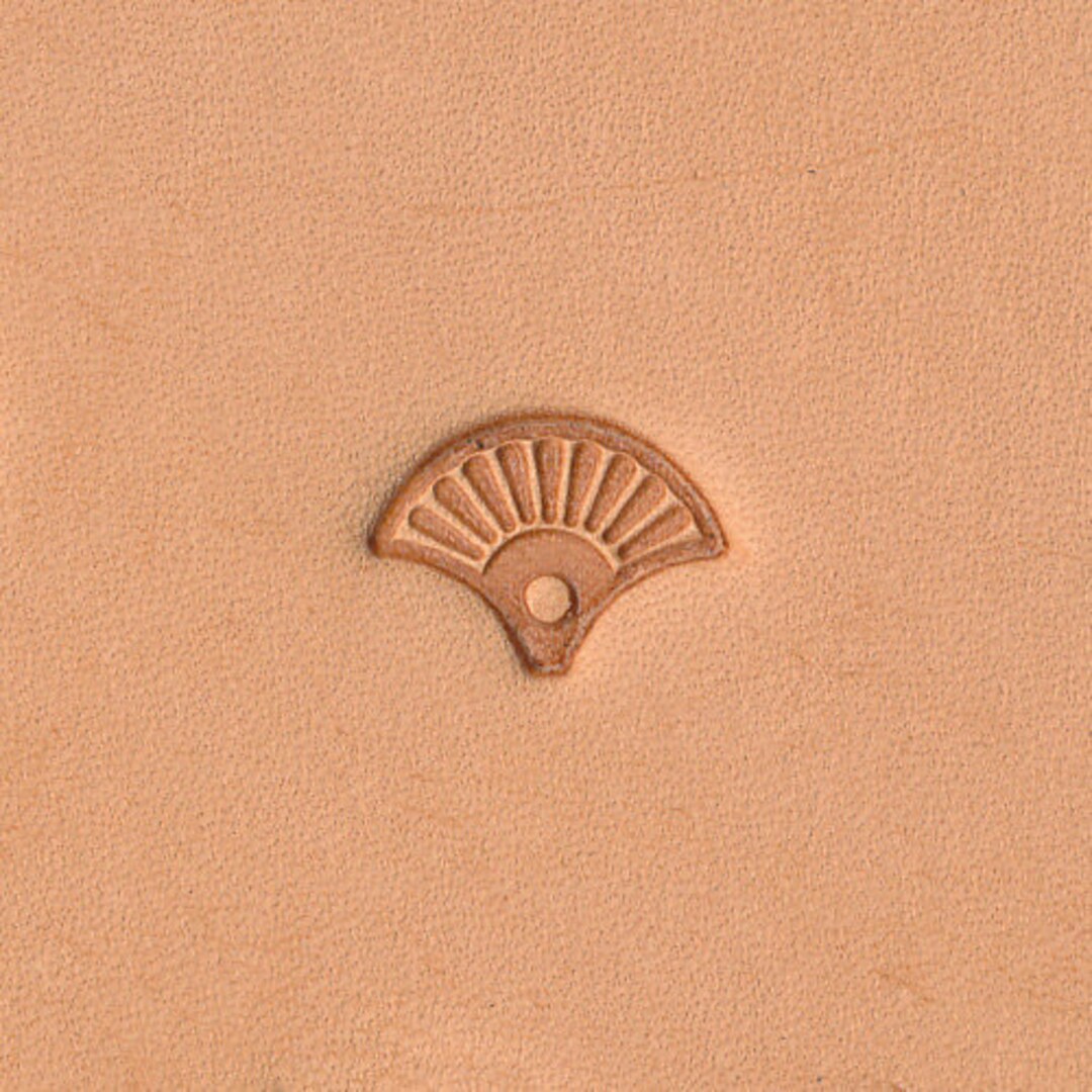 Geometric Border Petal Shell Dot Fan Burst G619 Leather Stamp - Etsy