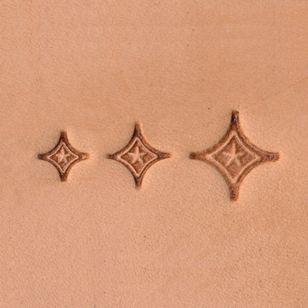 Diamond Star Geometric 3-piece Leather Stamp Set G69009 - Etsy