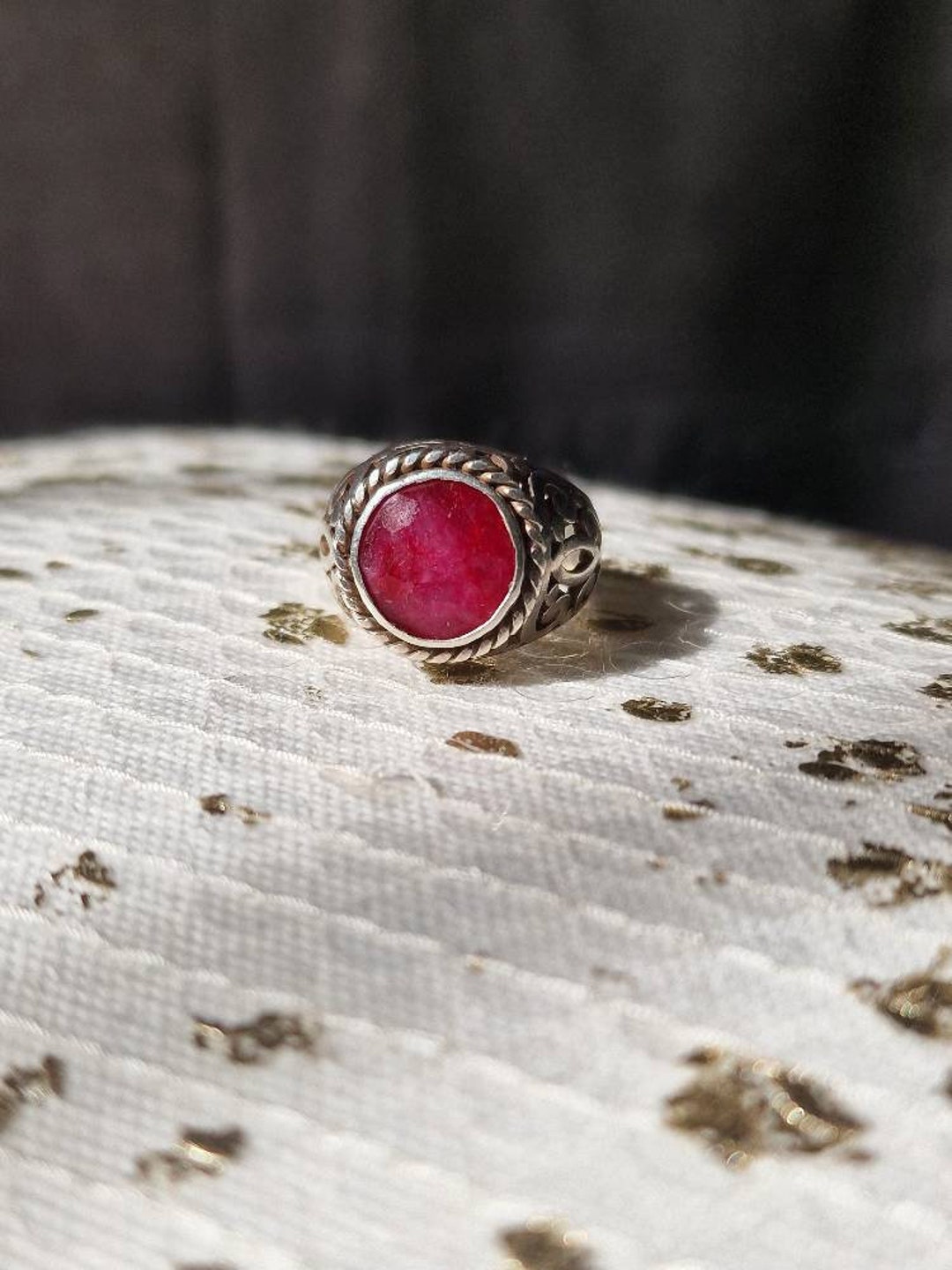 Very Powerful Talismanic Ruby Ring Djinn Moakkal Moakkil Jinn Spiritual ...