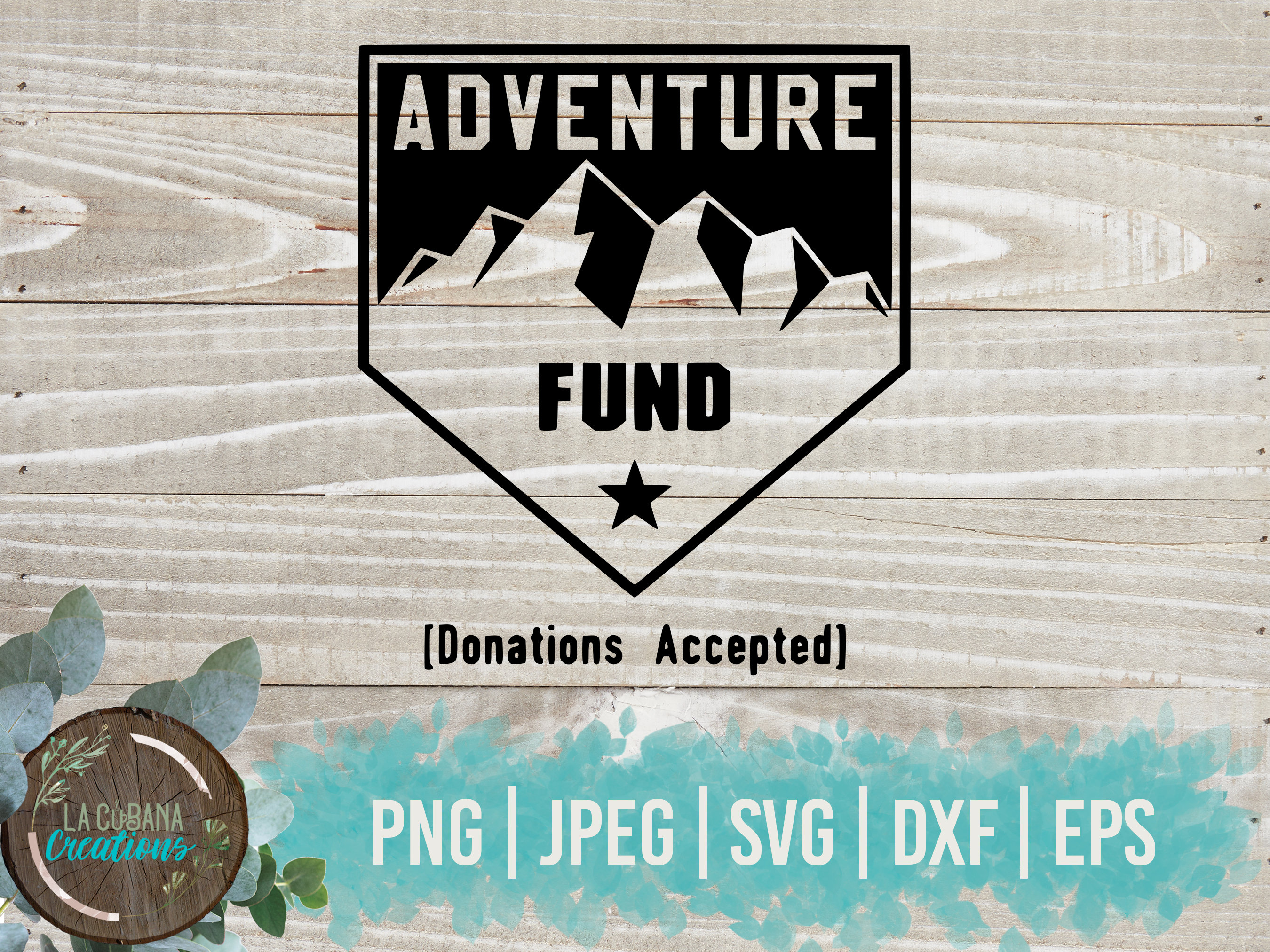 Adventure Fund Svg | Piggy Bank Svg | Instant Digital Download | Png ...