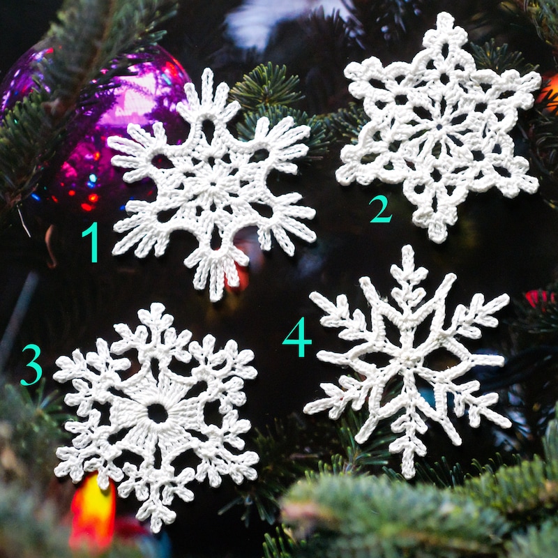 Crochet Snowflake - Etsy