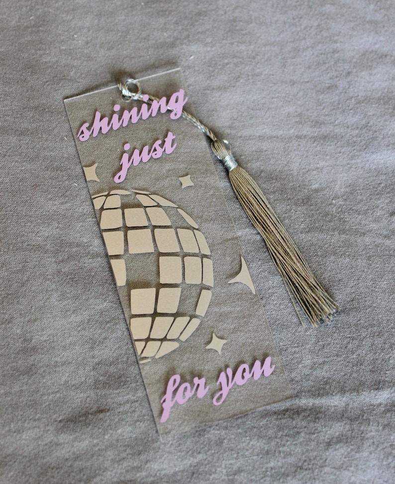 Taylor Swift Mirrorball Bookmark Book Lover T Acrylic Clear Bookmarks Swiftie Merch T
