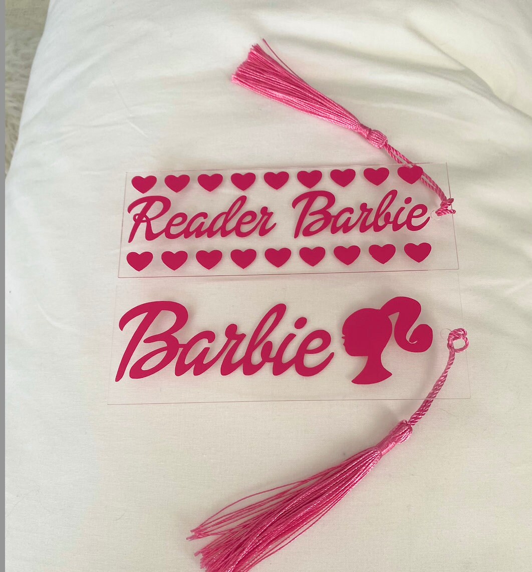 Barbie Bookmark Reader Barbie Bookmark Barbie Movie Merch - Etsy
