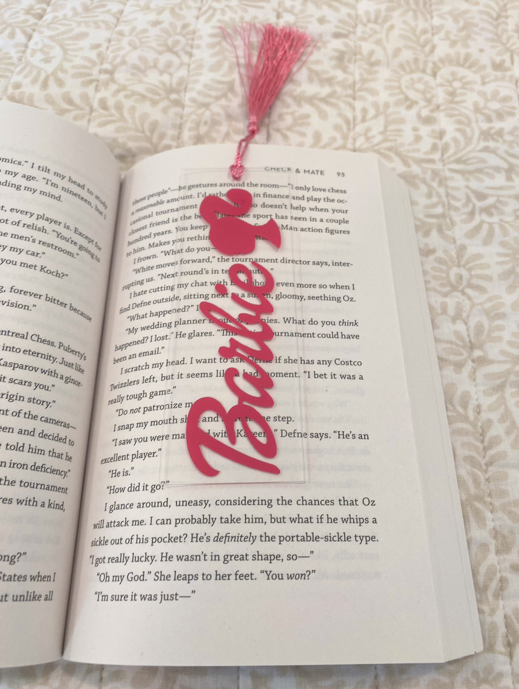 Barbie Bookmark, Reader Barbie Bookmark, Barbie Movie Merch, Bookish ...