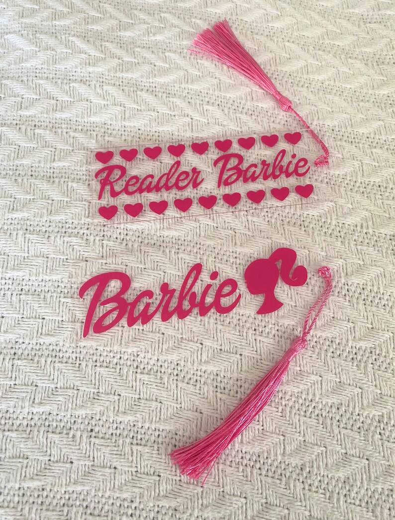 Barbie Bookmark Reader Barbie Bookmark Barbie Movie Merch - Etsy