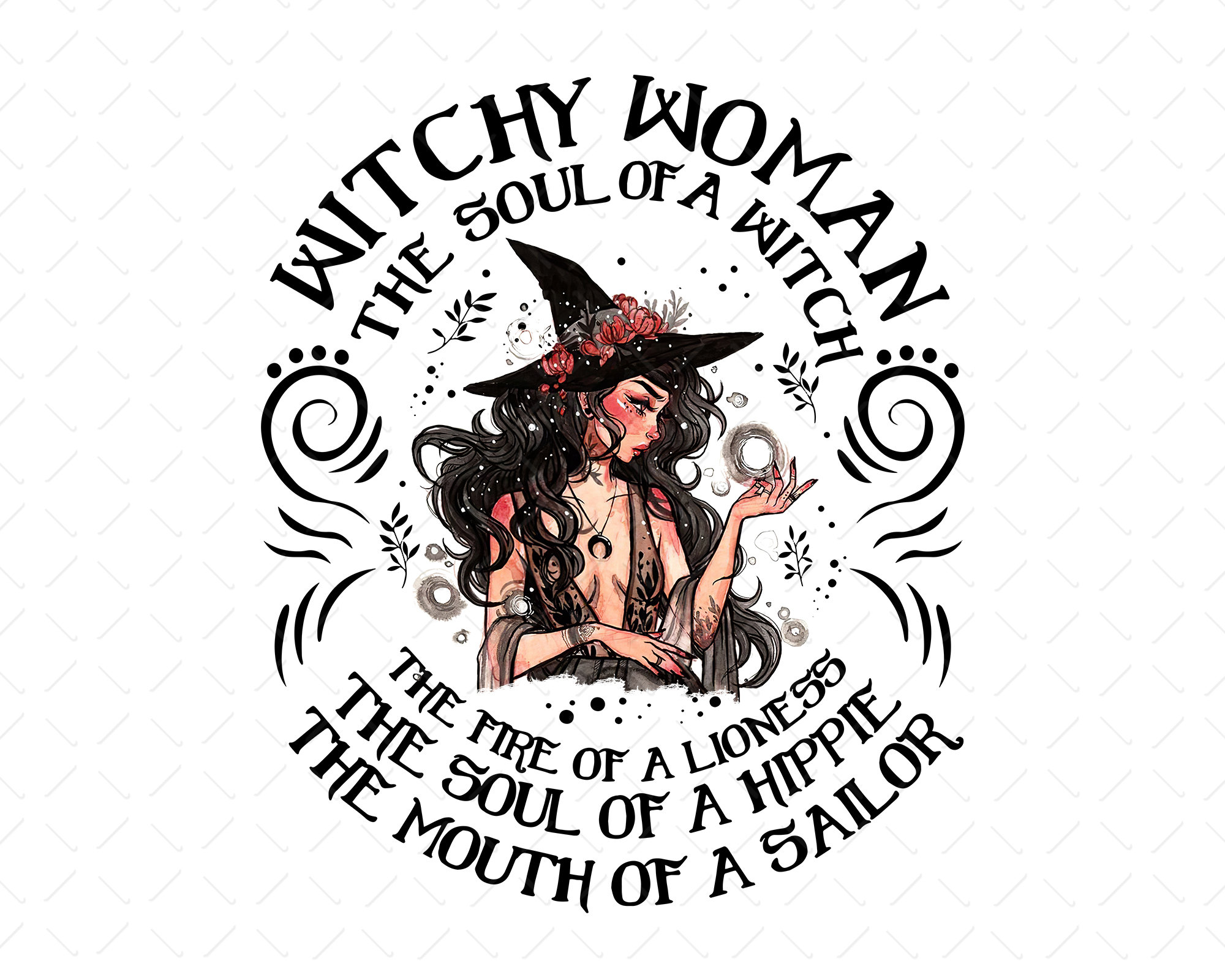 Witchy Woman Png Halloween Png Spooky Png Witchy Vibes Png - Etsy