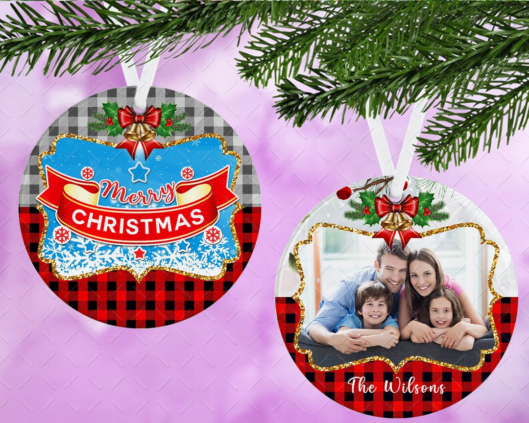 Christmas Memory Photo Ornament Png Sublimation Template - Etsy.de