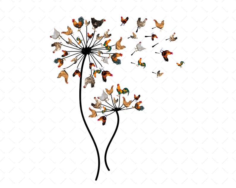 Dandelion Chicken Png, Chicken Lady Png, Leopard Chicken Png, Chicken ...